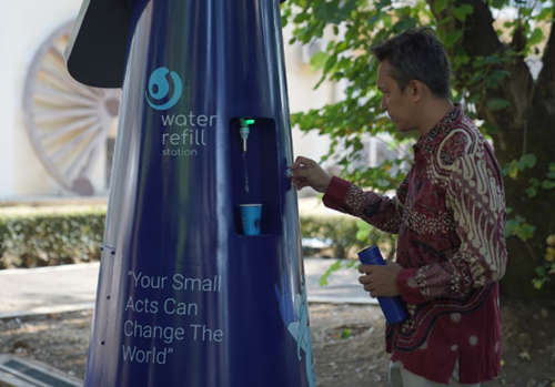 Kurangi Sampah Plastik Sekali Pakai, ITB Luncurkan Stasiun Isi Ulang ...